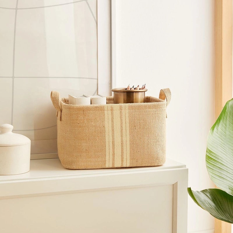 Jute Storage - Etsy