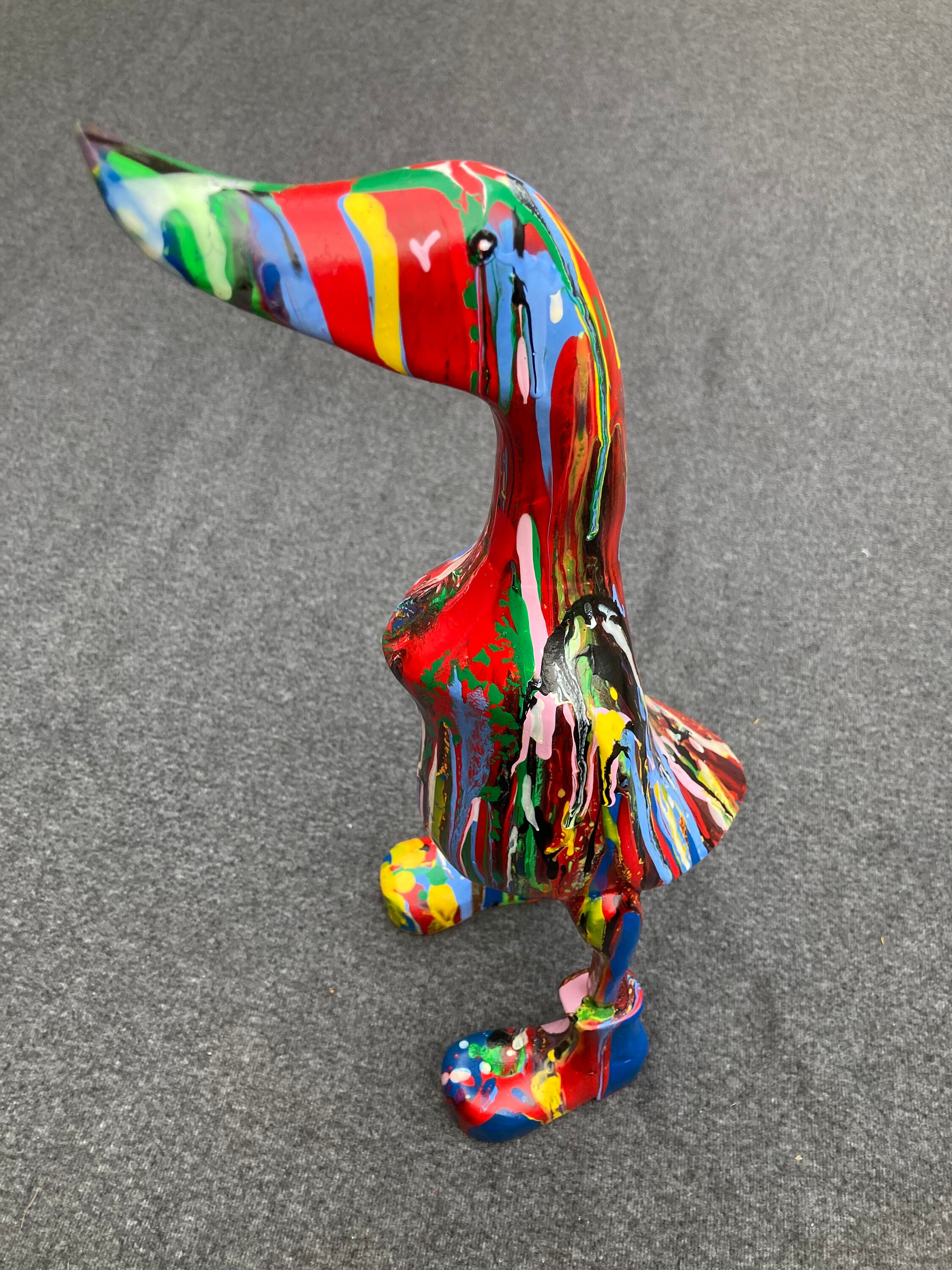 Drip Paint Street Art Sculpture, Drip Art Sculpture, Modern Sculpture ...