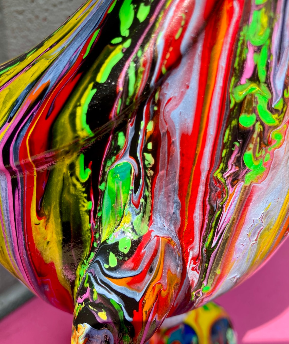 Drip Paint Street Art Sculpture, Drip Art Sculpture, Modern Sculpture ...