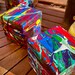 Painted Sculpture, Abstract Art, Drip Art Object, Drip Art, Pop Art ...