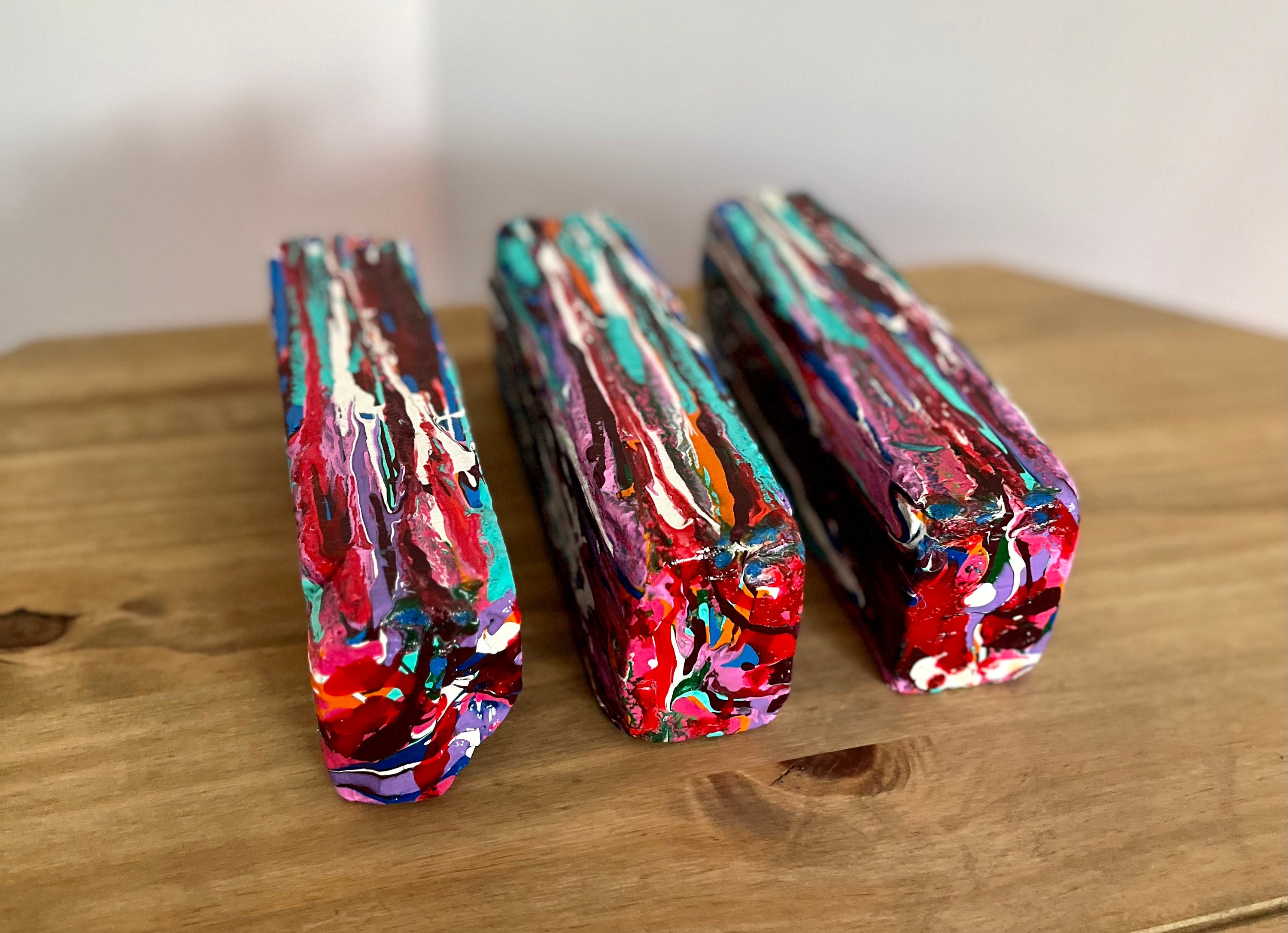 Brick Sculpture, Modern Sculpture, Art Ornament, Art Bricks, Gift for ...