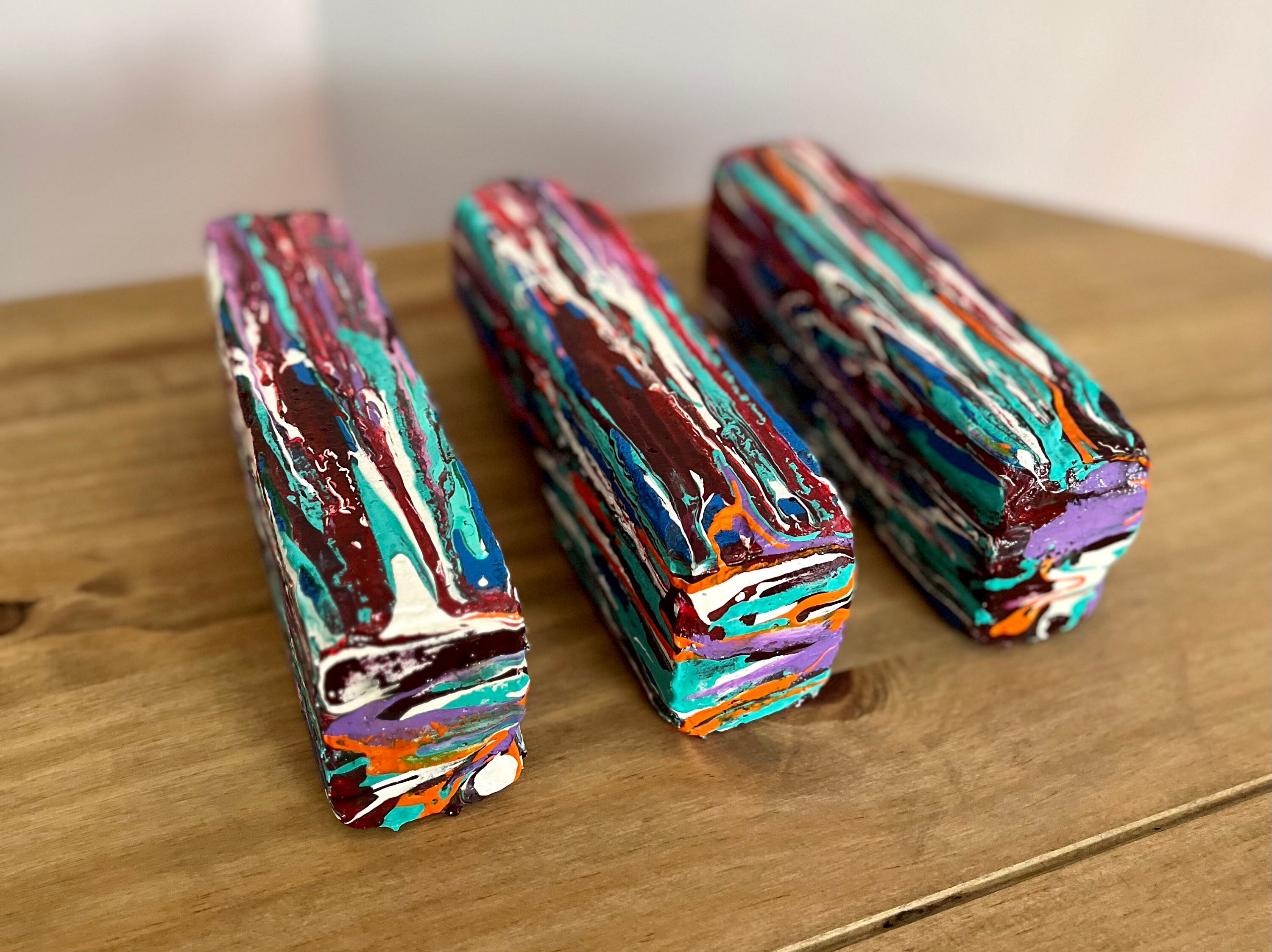 Brick Sculpture, Modern Sculpture, Art Ornament, Art Bricks, Gift for ...