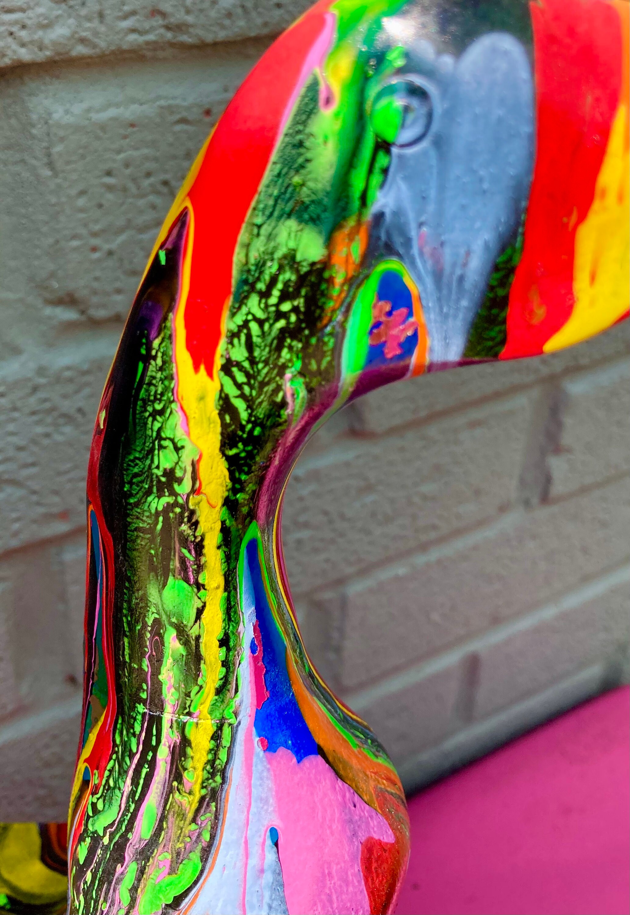 Drip Paint Street Art Sculpture, Drip Art Sculpture, Modern Sculpture ...