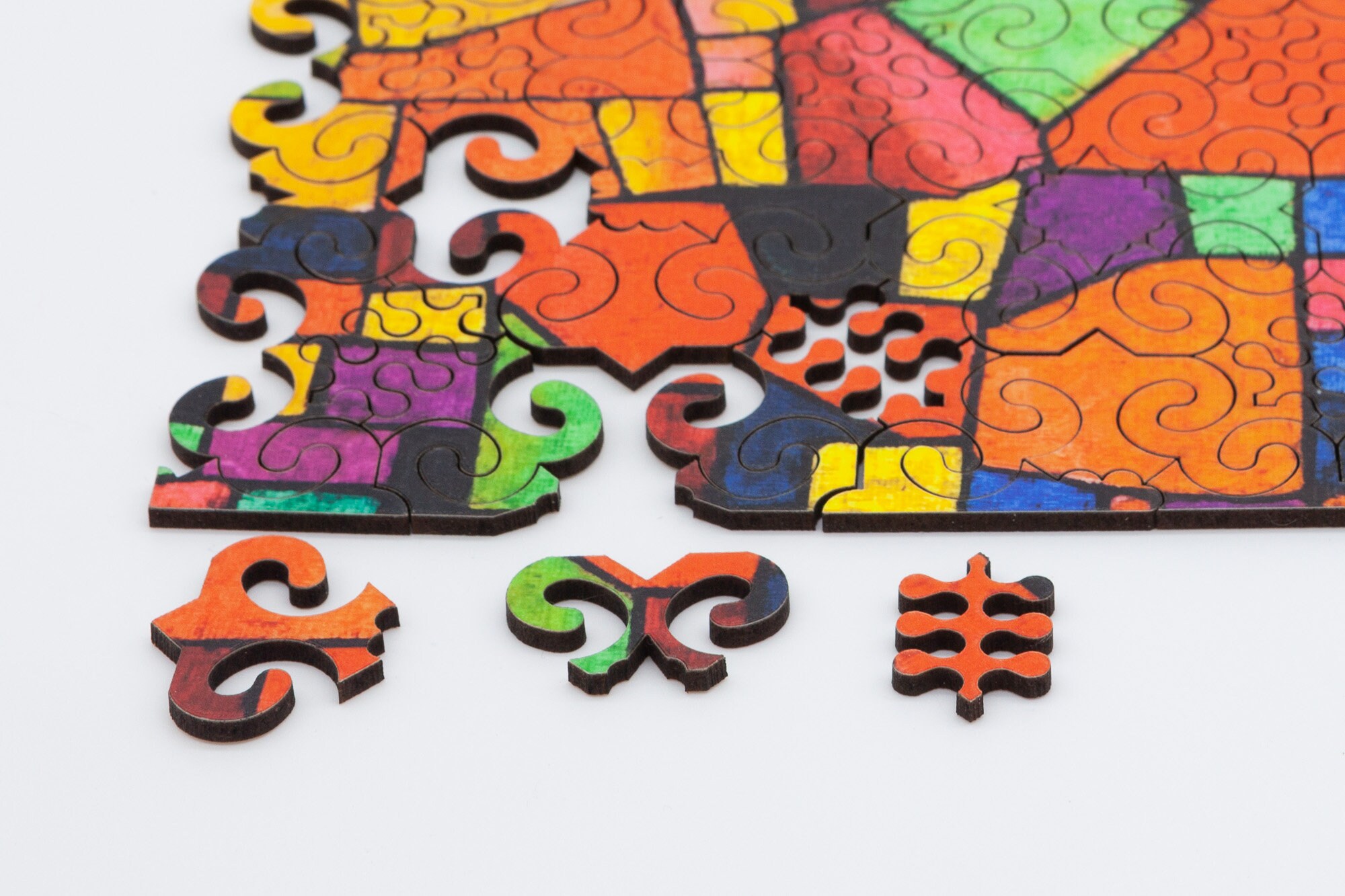 Mosaics Wooden Tessellation Puzzle for Adults Original Artwork Premium ...