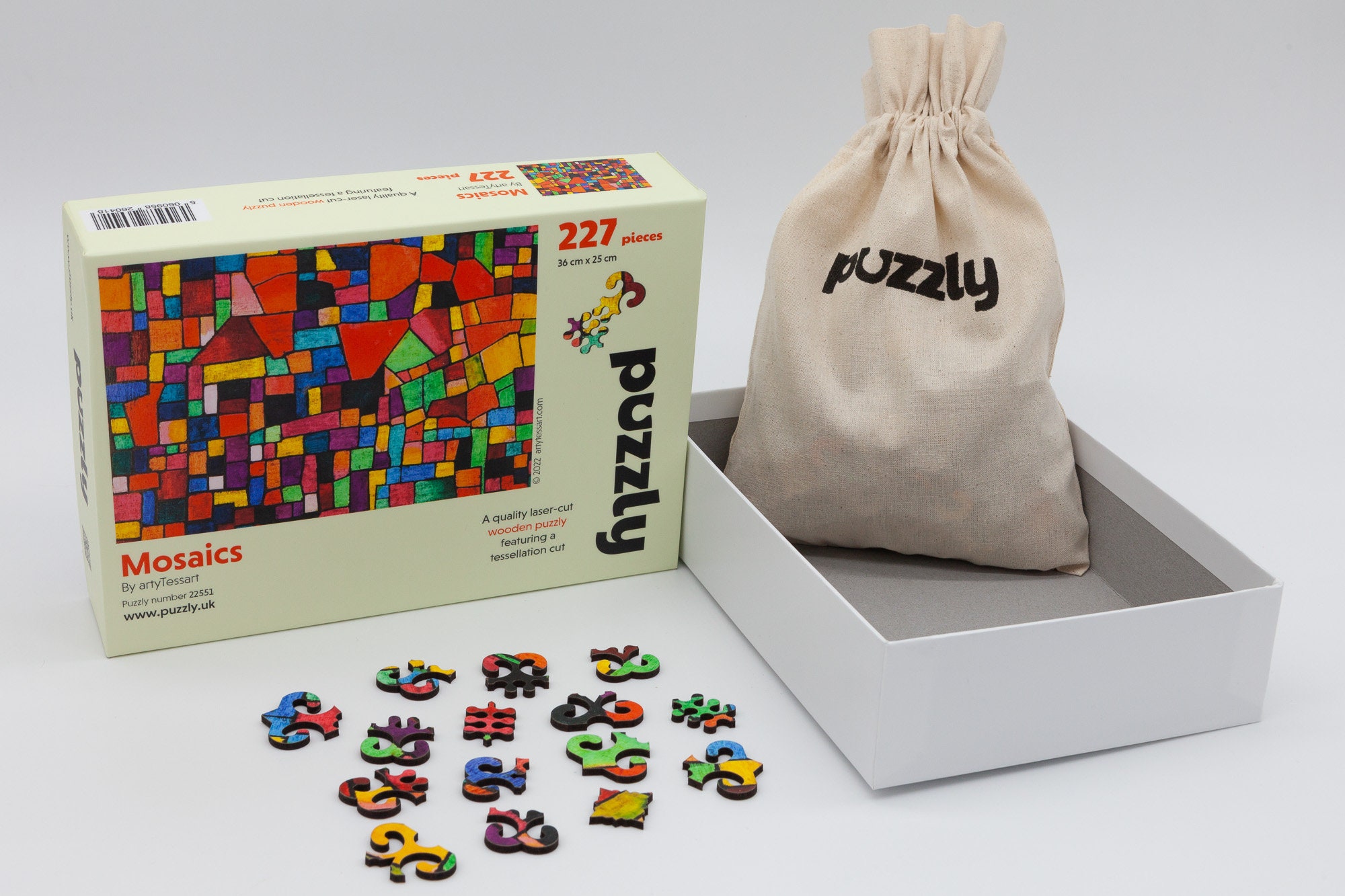 Mosaics Wooden Tessellation Puzzle for Adults Original Artwork Premium ...