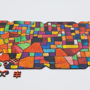 Mosaics Wooden Tessellation Puzzle for Adults | Original Artwork ...