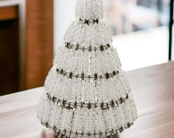 Vintage Safety Pin Light up Christmas Tree - Etsy