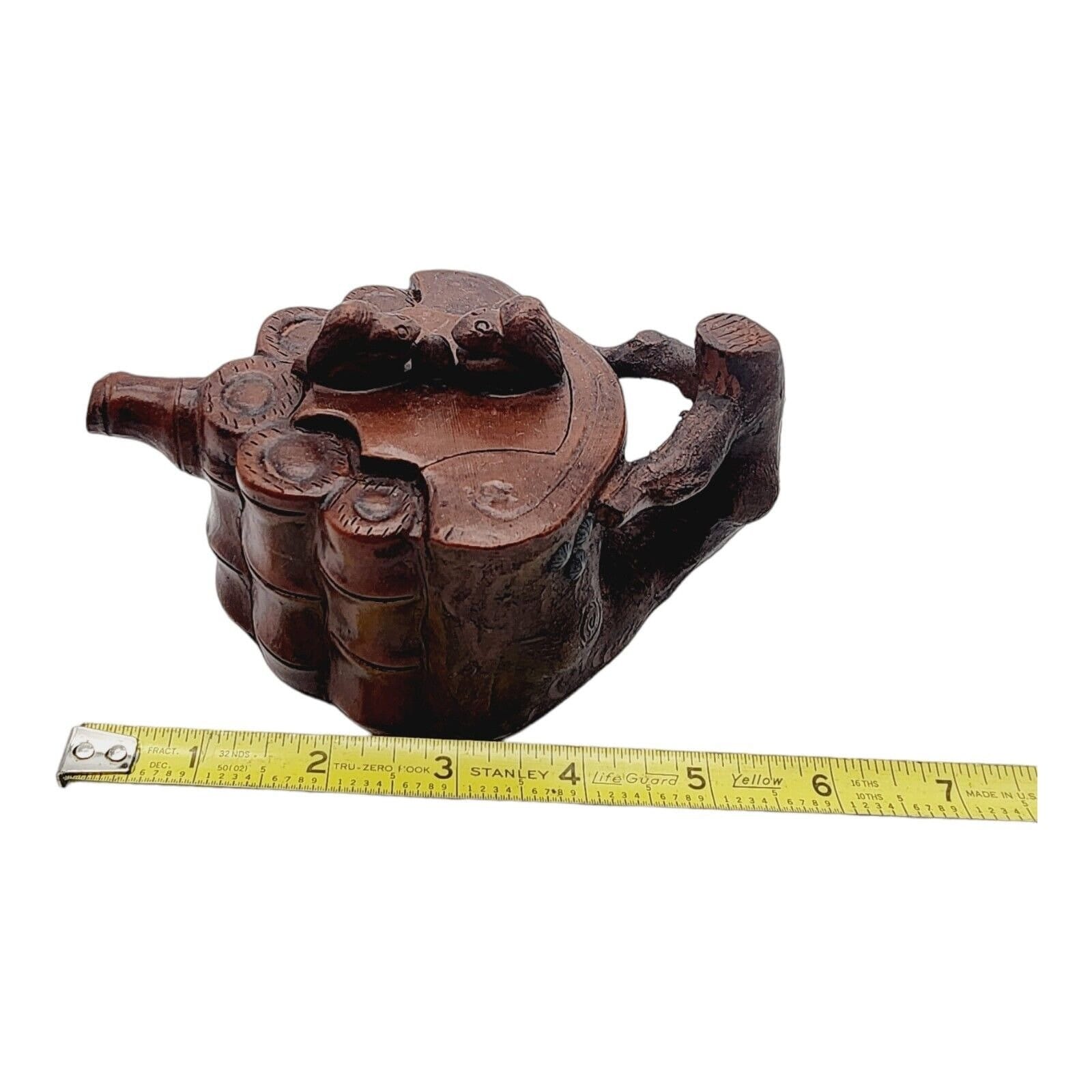 Vintage Chinese Yixing Zisha Clay Teapot by Chuan Xian Tree Trunk ...