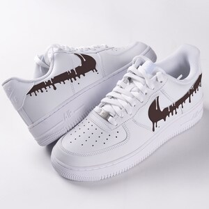 Nike Air Force 1 Custom, Handpainted Drip Custom Nike AF1, Colorful ...