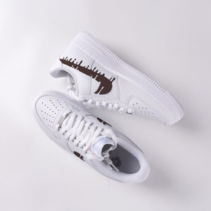 Nike Air Force 1 Custom, Handpainted Drip Custom Nike AF1, Colorful ...