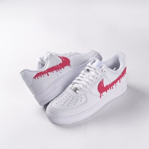 Nike Air Force 1 Custom, Handpainted Drip Custom Nike AF1, Colorful ...