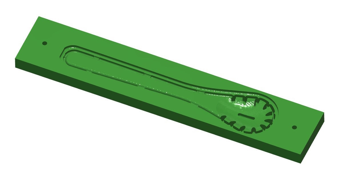 Wooden Spoon STEP (STP) Digital 3D Model Files Onefinity X-carve ...