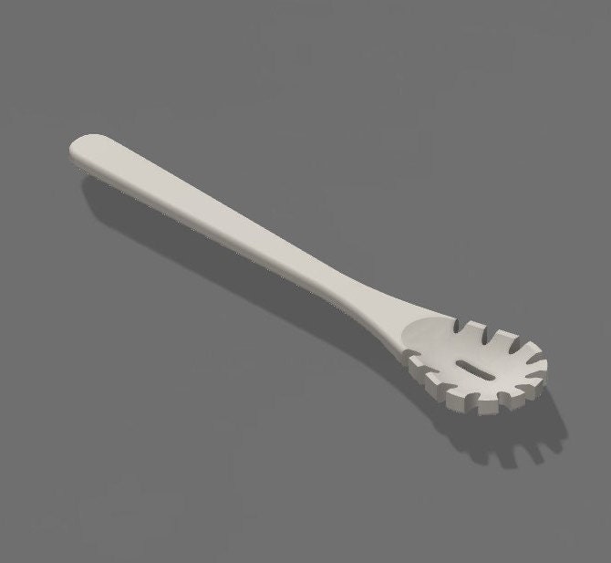Wooden Spoon STEP (STP) Digital 3D Model Files Onefinity X-carve ...