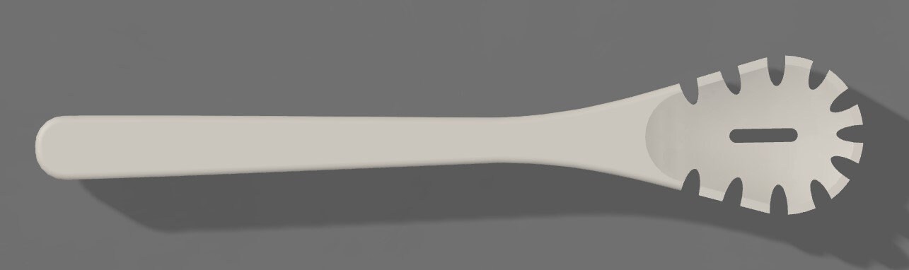 Wooden Spoon STEP (STP) Digital 3D Model Files Onefinity X-carve ...