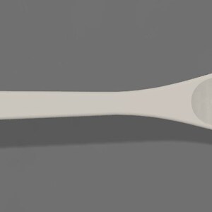 Wooden Spoon STEP (STP) Digital 3D Model Files Onefinity X-carve ...