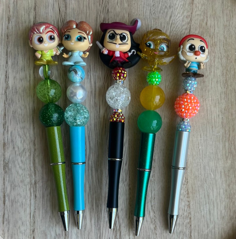 Beaded Doorables Pens Peter Pan Pens - Etsy