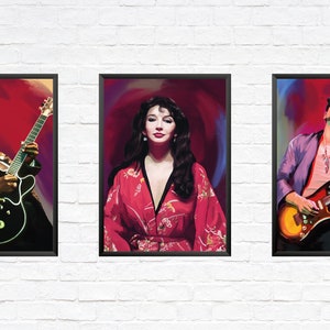 Kate Bush Painting — Wall Art Print of Iconic Singer - Etsy