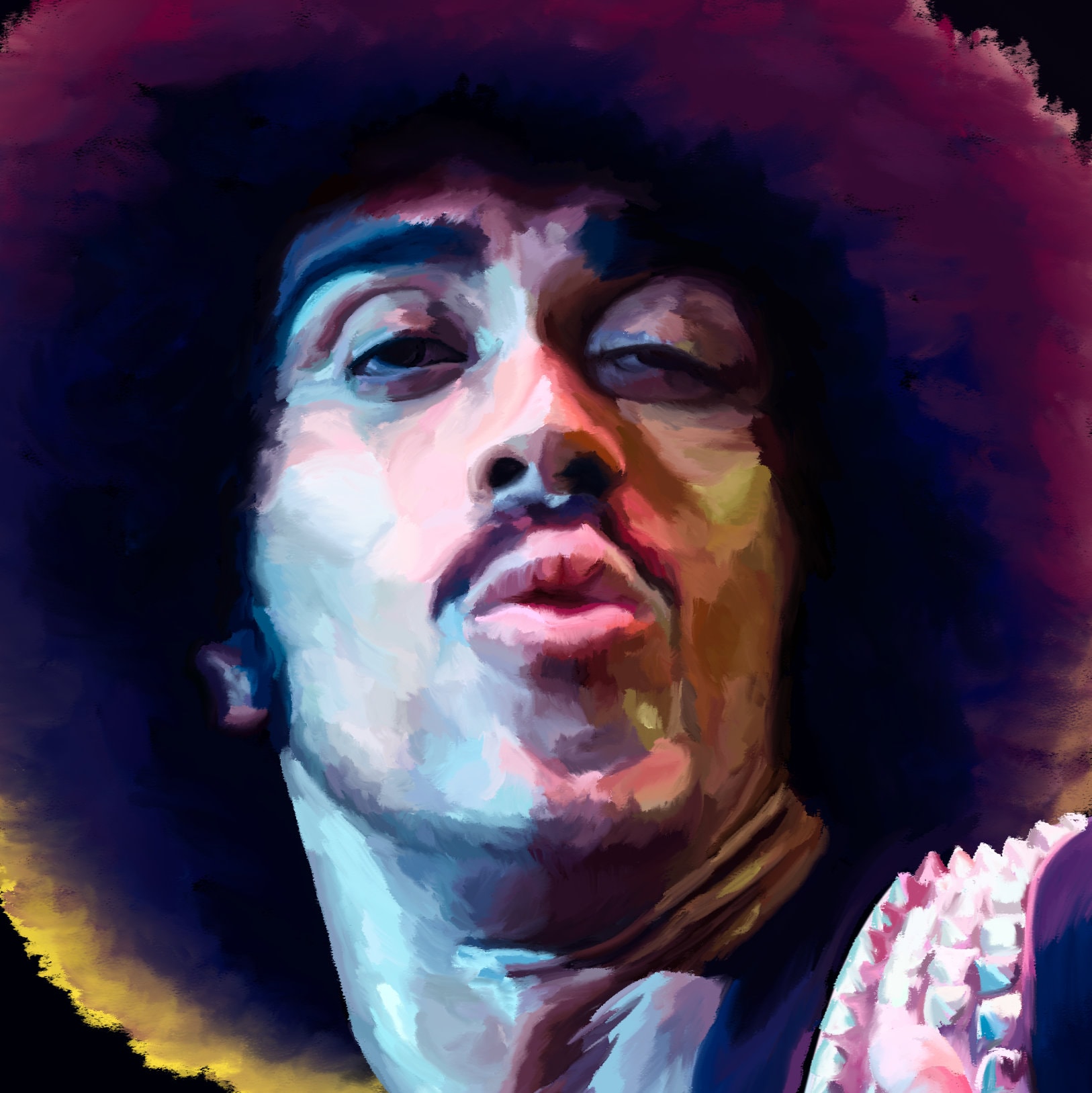 Phil Lynott Painting — Wall Art Print of Thin Lizzy Frontman - Etsy