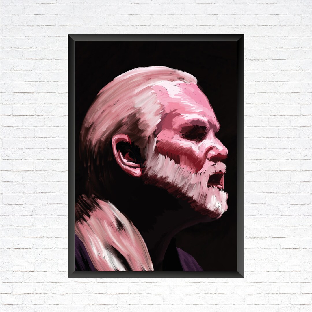 Gregg Allman Painting Wall Art Print of the Allman Brothers Band Singer ...