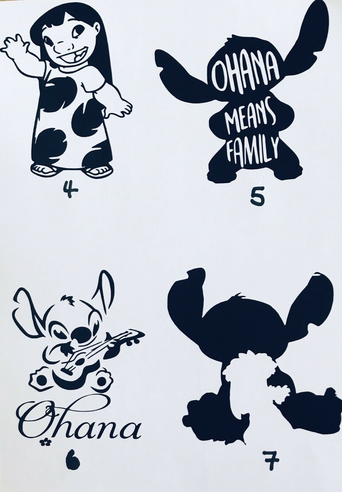 Lilo and Stitch Inspired Vinyl Decal Sticker Lilo Stitch - Etsy Australia