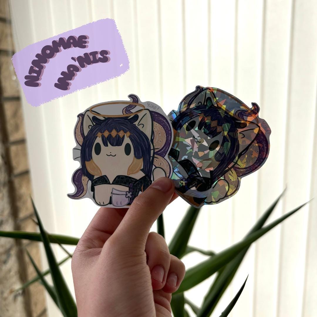 Hololive Ninomae Ina'nis Stickers - Etsy UK