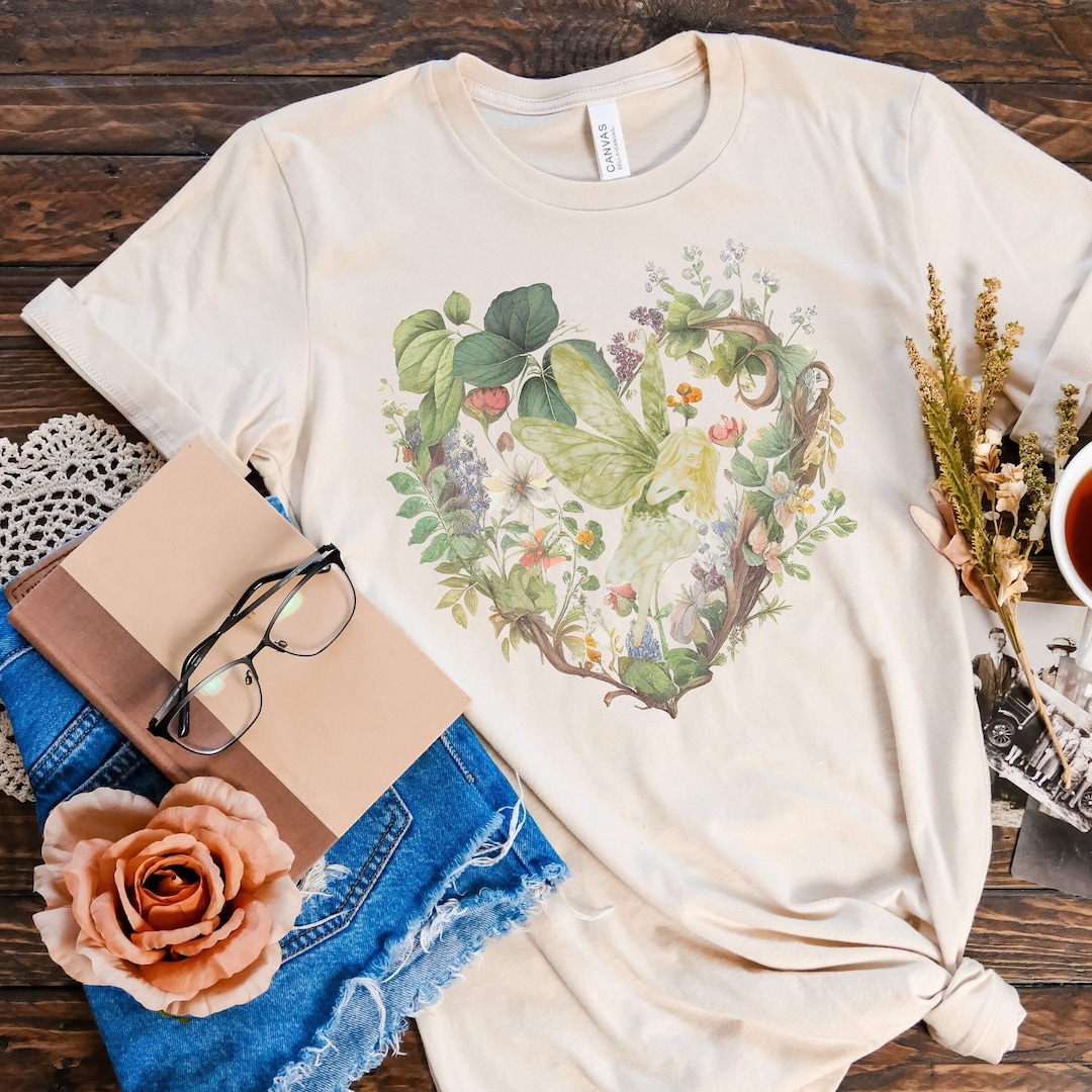 Fairycore Spring Fairy, Plant Lover, Fairy Shirt Fairycore Clothing ...