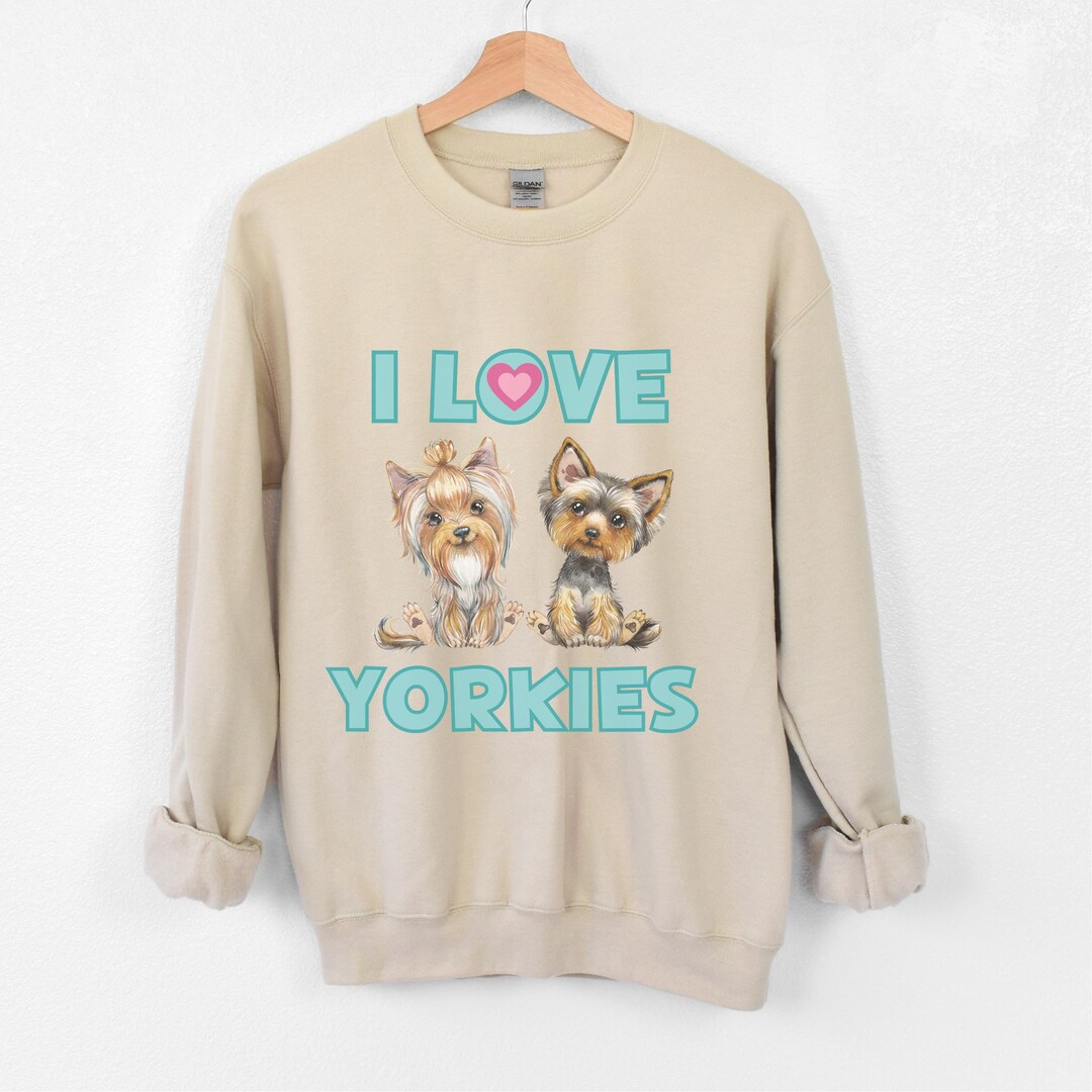Cute Yorkie Mom Shirt, I Love Yorkie, Yorkshire Terrier Gift, Yorkie ...