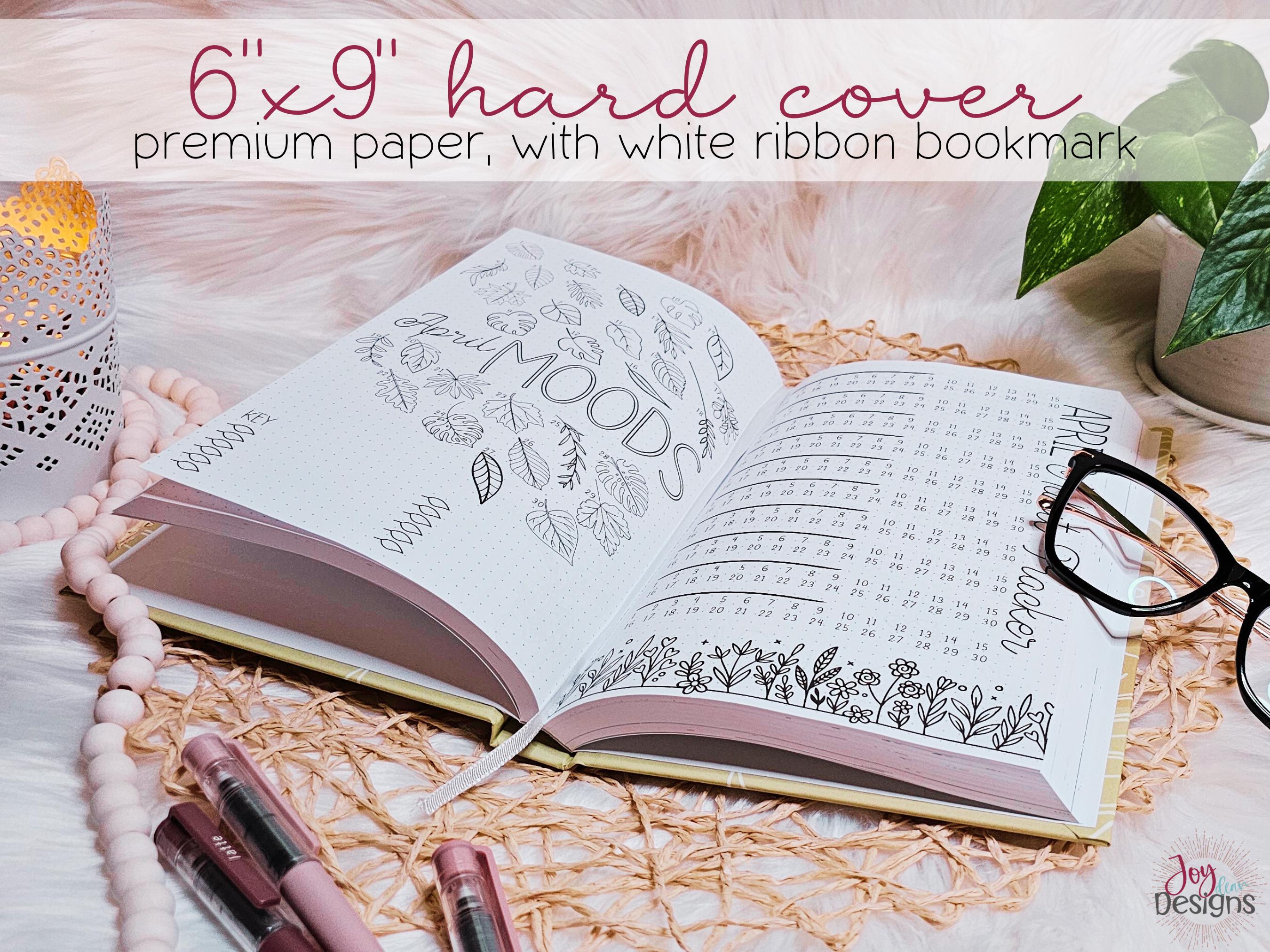 The Elegant: Undated Pre-made Bullet Dotted Journal Hard Cover | Dot ...