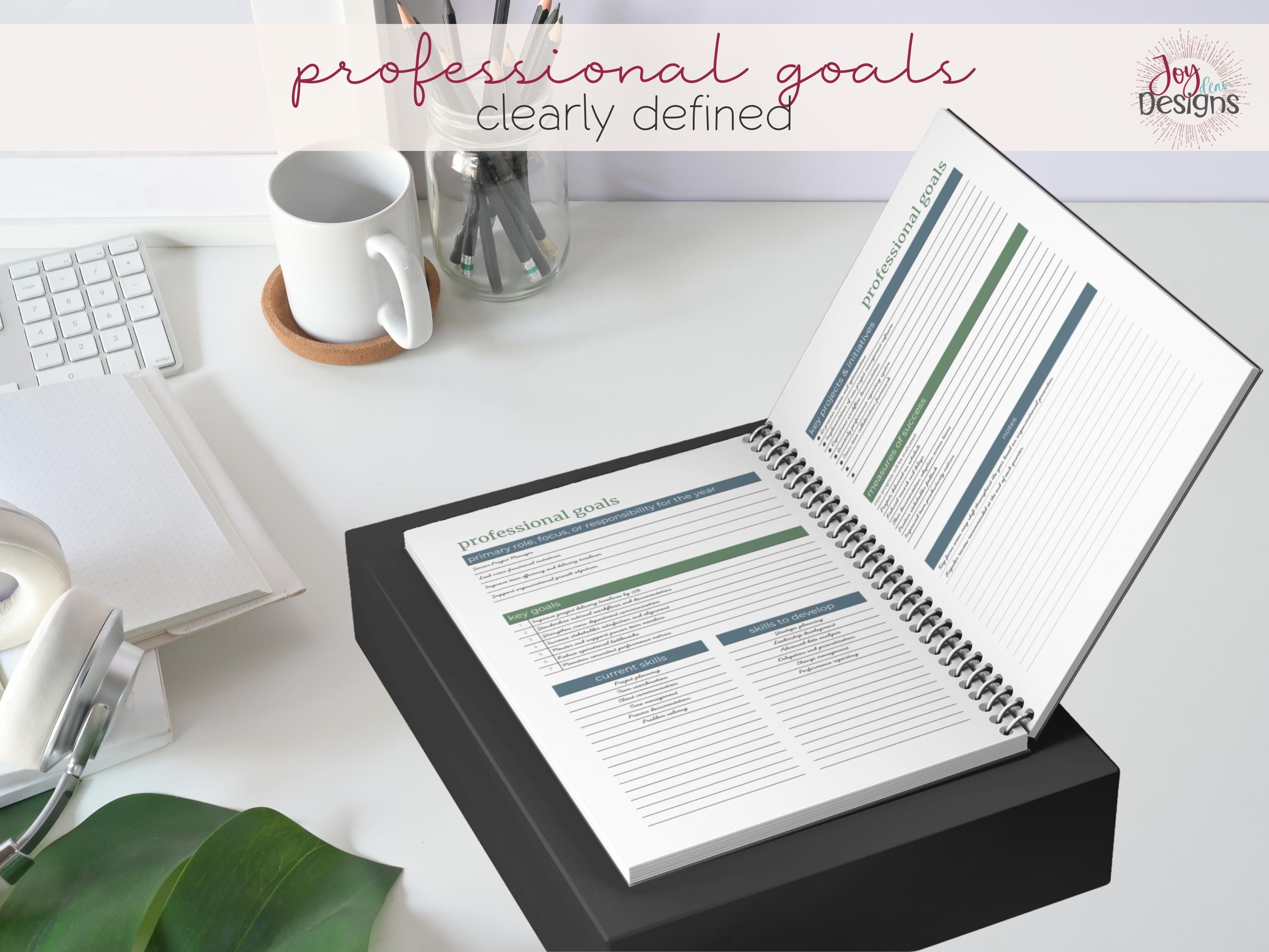 The Corporate: 2026 Professional Planner | Minimalist 7x9 Spiral Bound ...