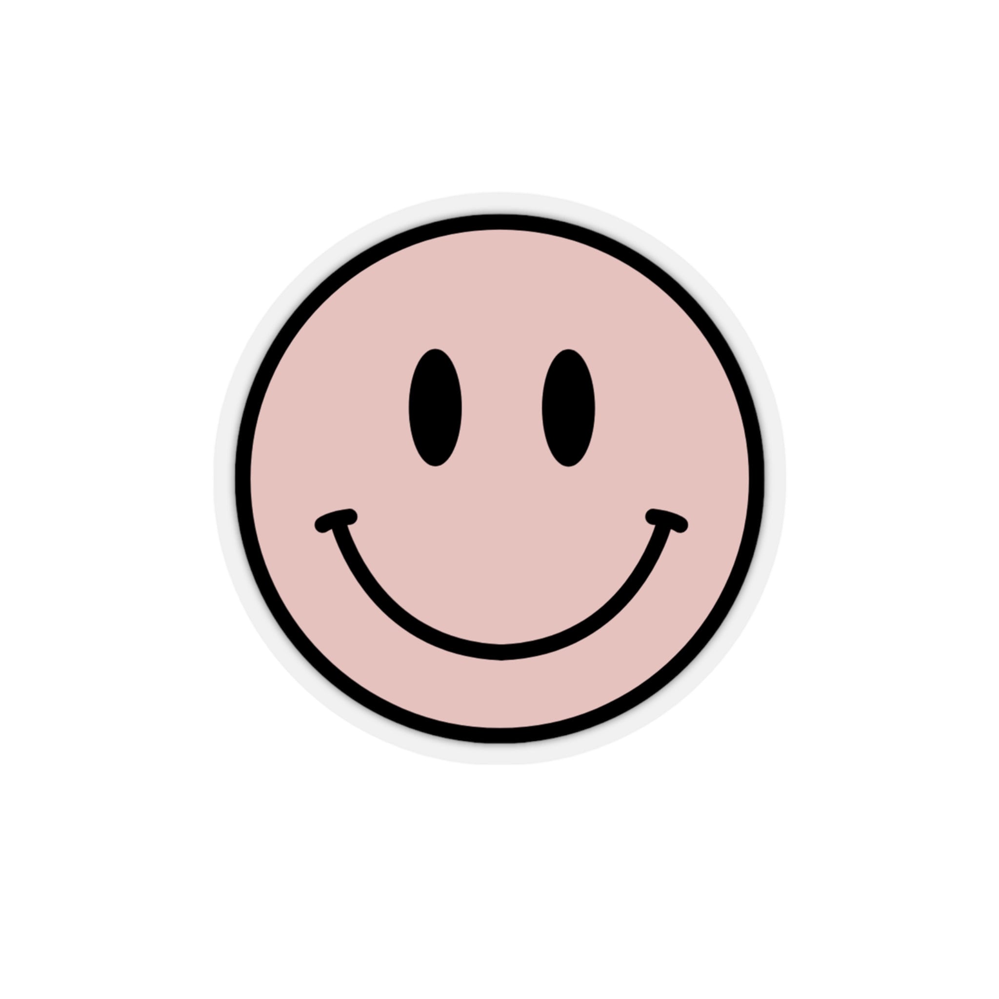 BLUSH SMILEY FACE, Happy Face: Kiss-cut Stickers - Etsy
