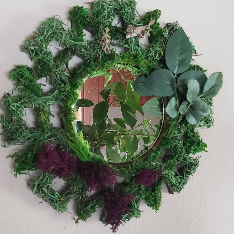 Moss Mirror - Etsy
