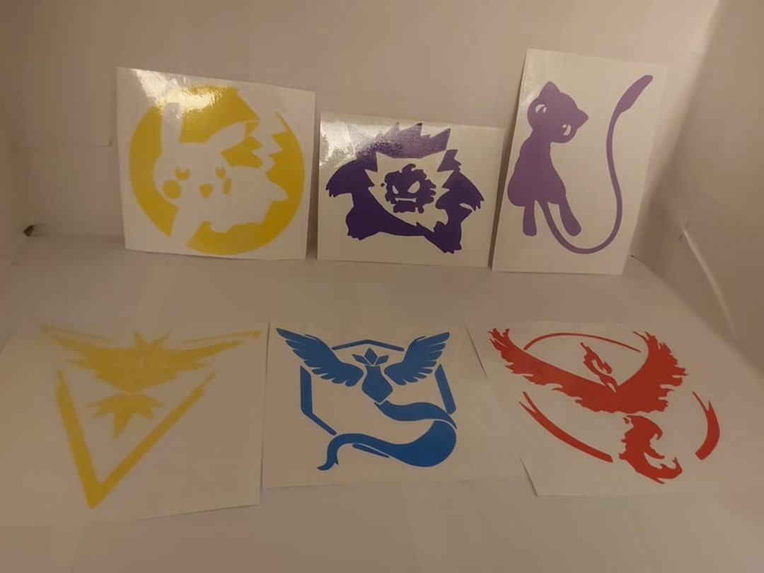 Pokemon Vinyl Decals - Etsy