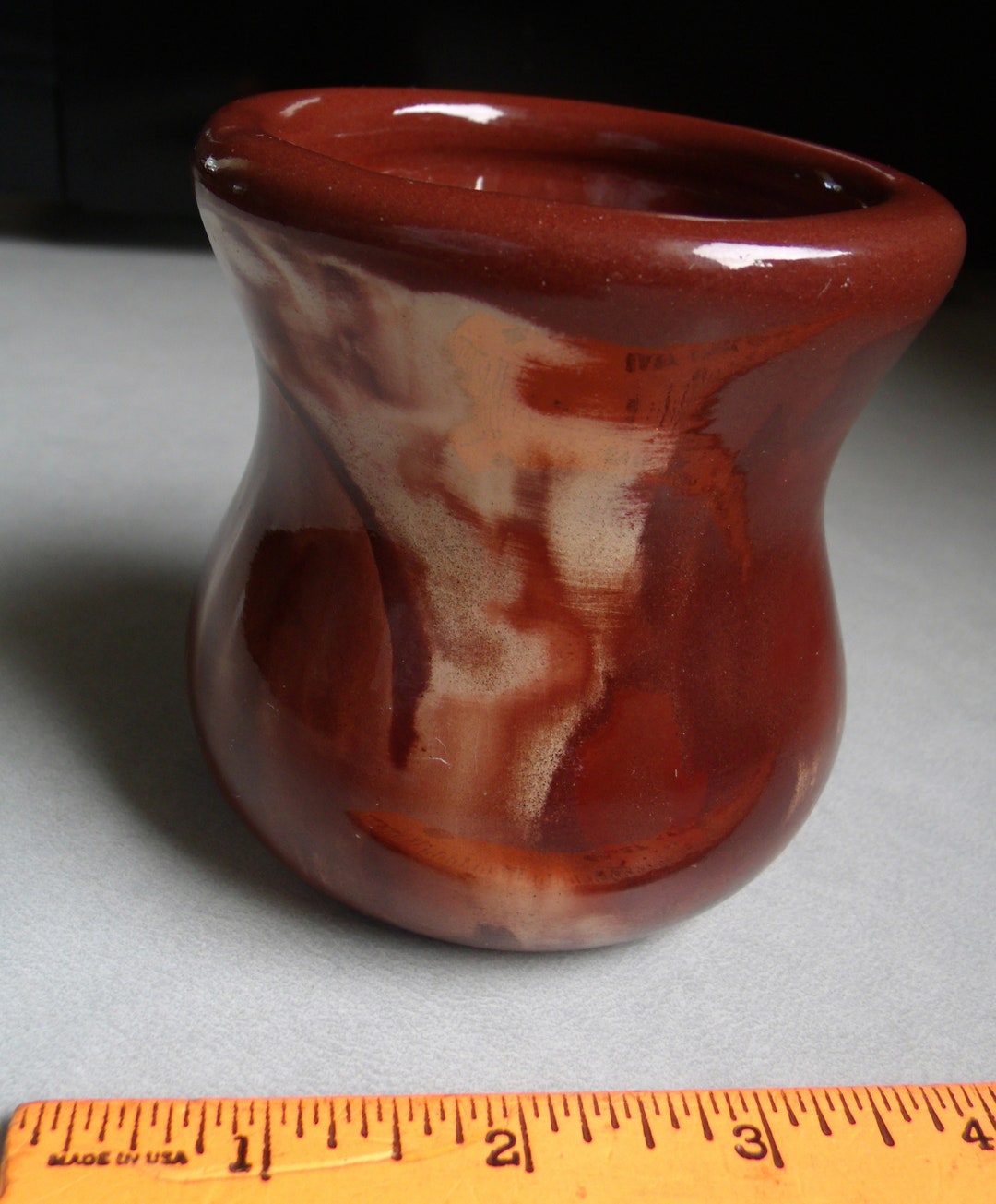 Vintage Clays in Calico Pottery Mug Vase Cardwell Montana - Etsy