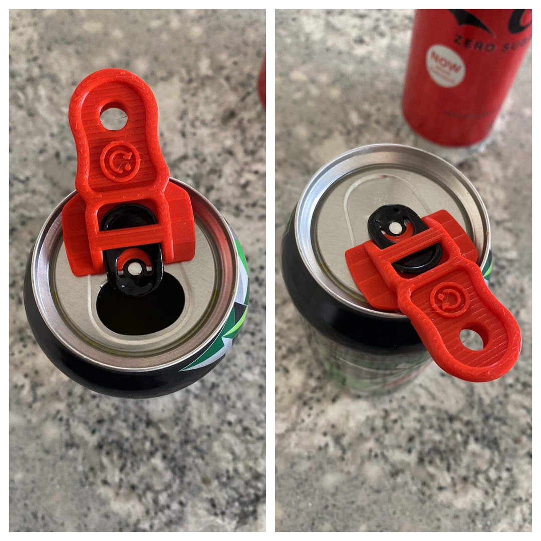 6 Colored Can Covers. 3D Printed for Pop, Energy, Beer Cans to Cover ...