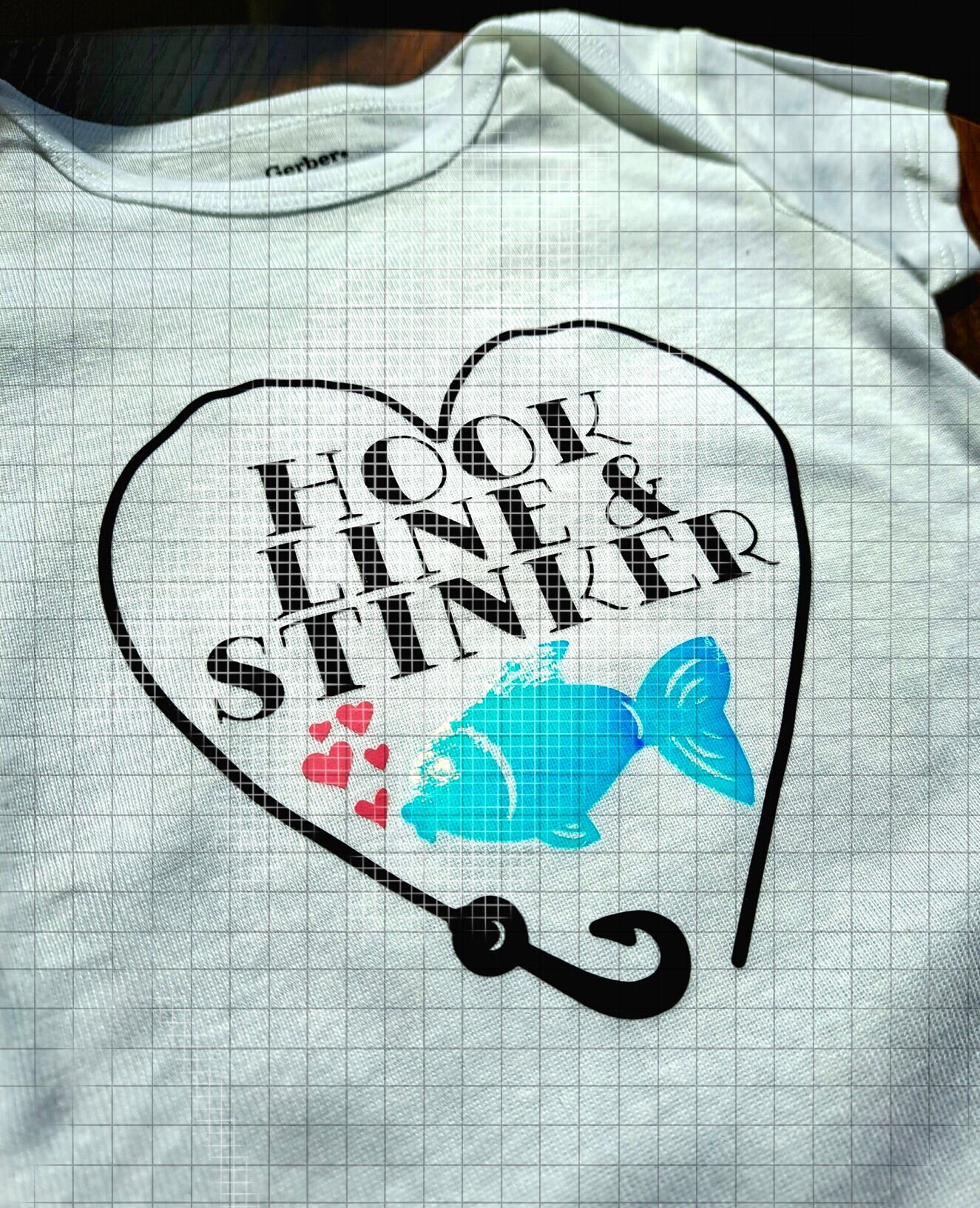 Hook Line & Stinker SVG PNG JPEG Digital Download, Fish, Hearts, Hook ...