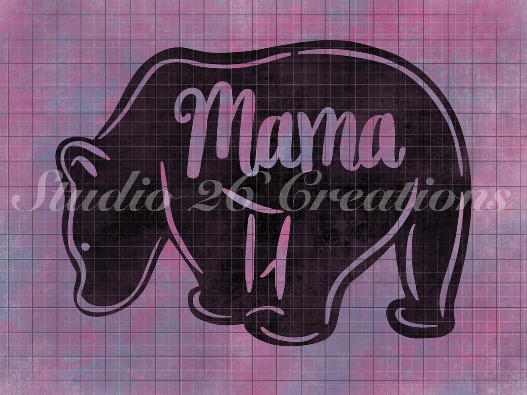 Mama Bear SVG PNG JPEG Digital Download - Etsy