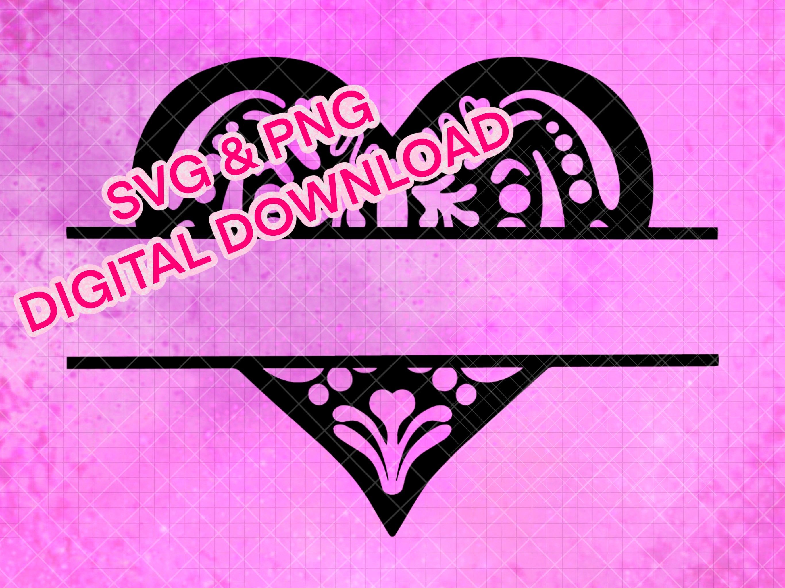 Custom Heart SVG PNG Digital Download, Heart With Name Cut File, Heart ...