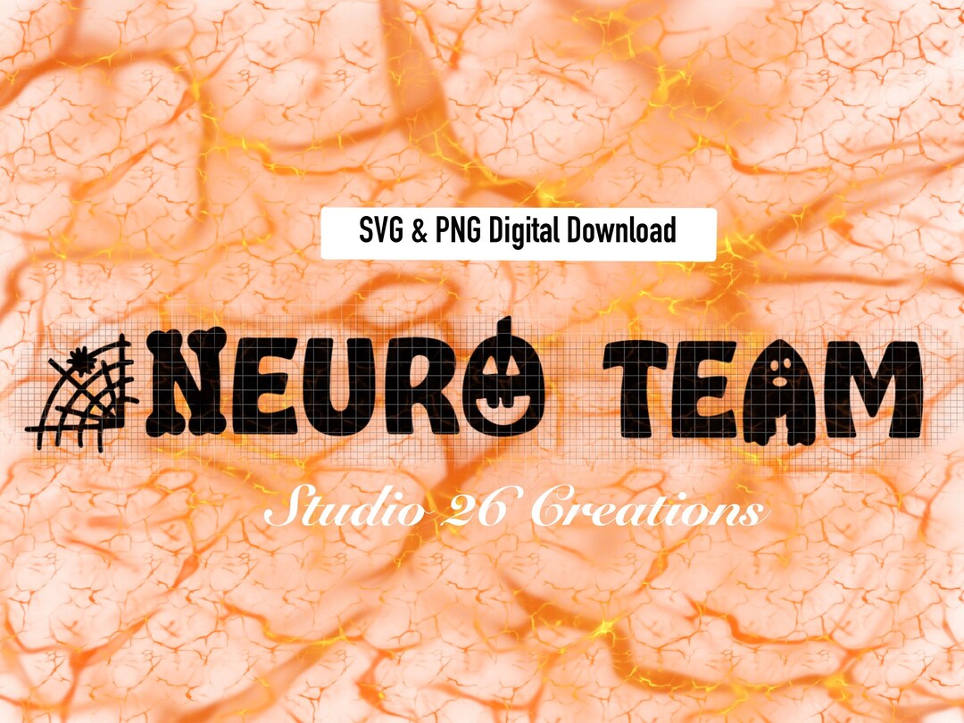 Neuro Team Halloween Design, SVG PNG, Neurology (digital Download) - Etsy