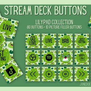 Stream Deck Icons | Stream Deck Buttons | Lilypad Collection | 80 ...