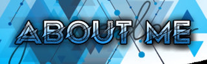 Twitch Panels 34 320px X 100px Blue Triangles Twitch Graphics Stream ...