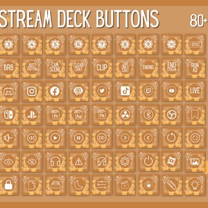 Stream Deck Icons Stream Deck Buttons Honeycomb Collection 80 Function ...
