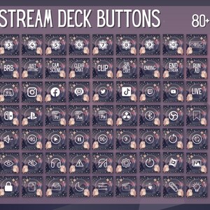 Stream Deck Icons | Stream Deck Buttons | Starlight Night Collection ...
