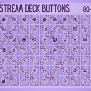 Stream Deck Icons | Stream Deck Buttons | Digital Lavender Collection ...
