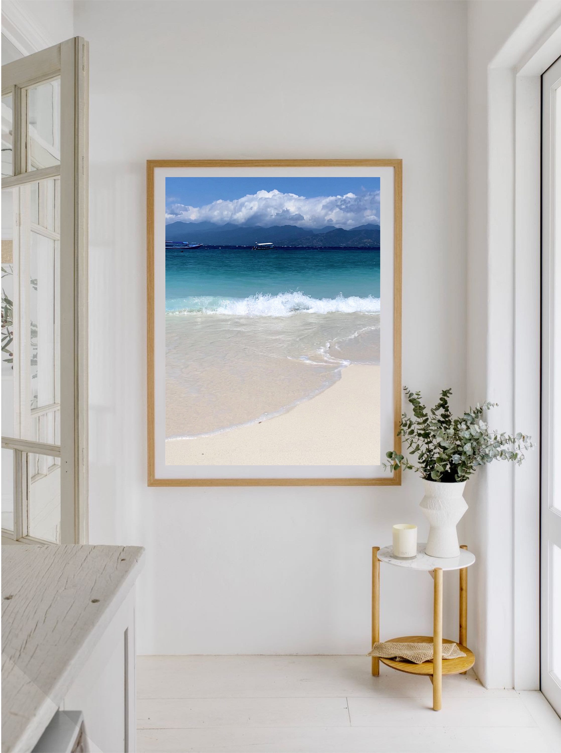 Moodie Prints Balinese Beach Matte Photo Serenity in White - Etsy