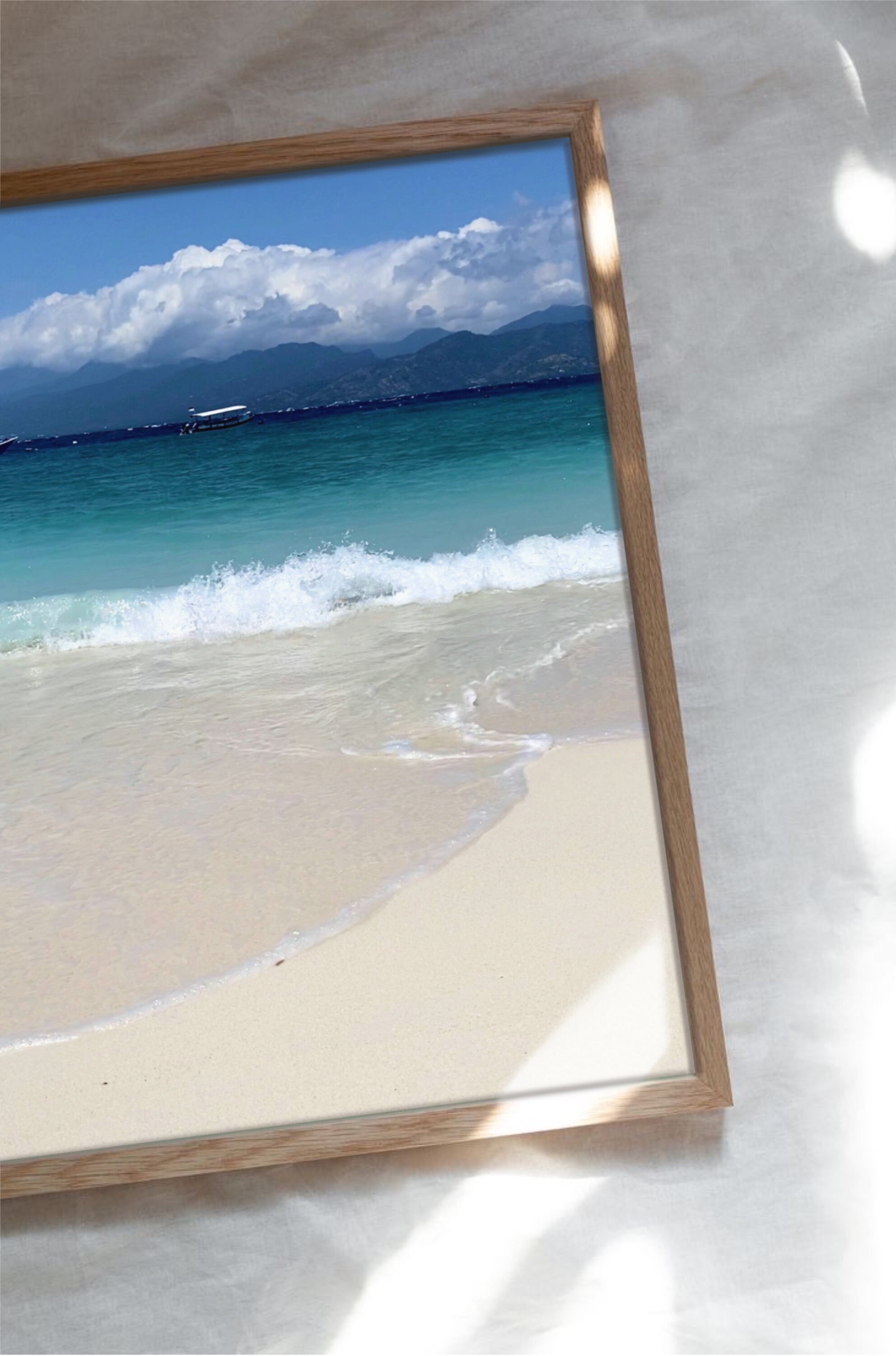 Moodie Prints Balinese Beach Matte Photo Serenity in White - Etsy