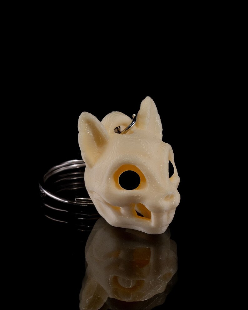 3D Printed Flexi Fidget Toys & Animal Skeleton Keychains Dog, Chameleon ...