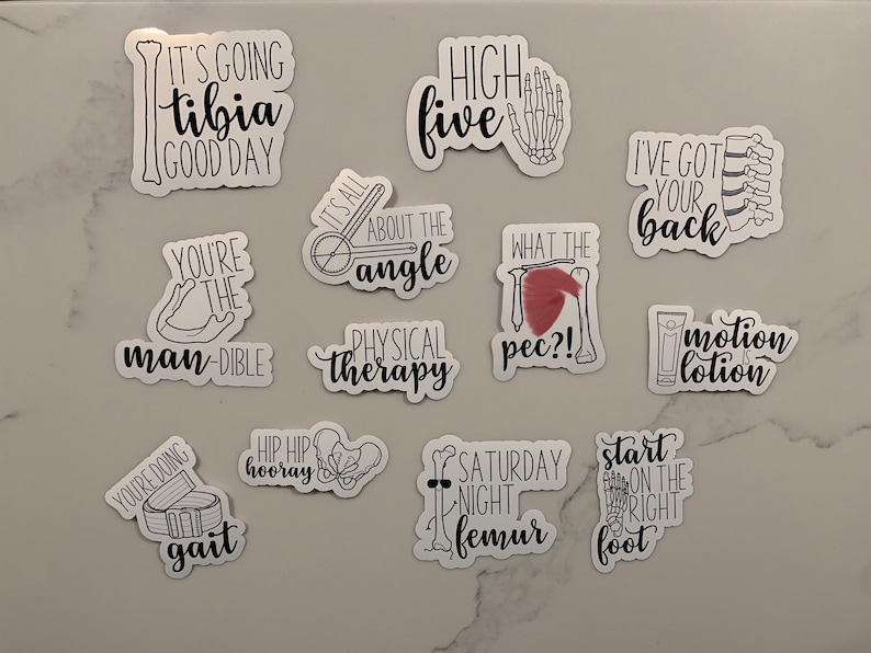Physical Therapy Stickers - Etsy