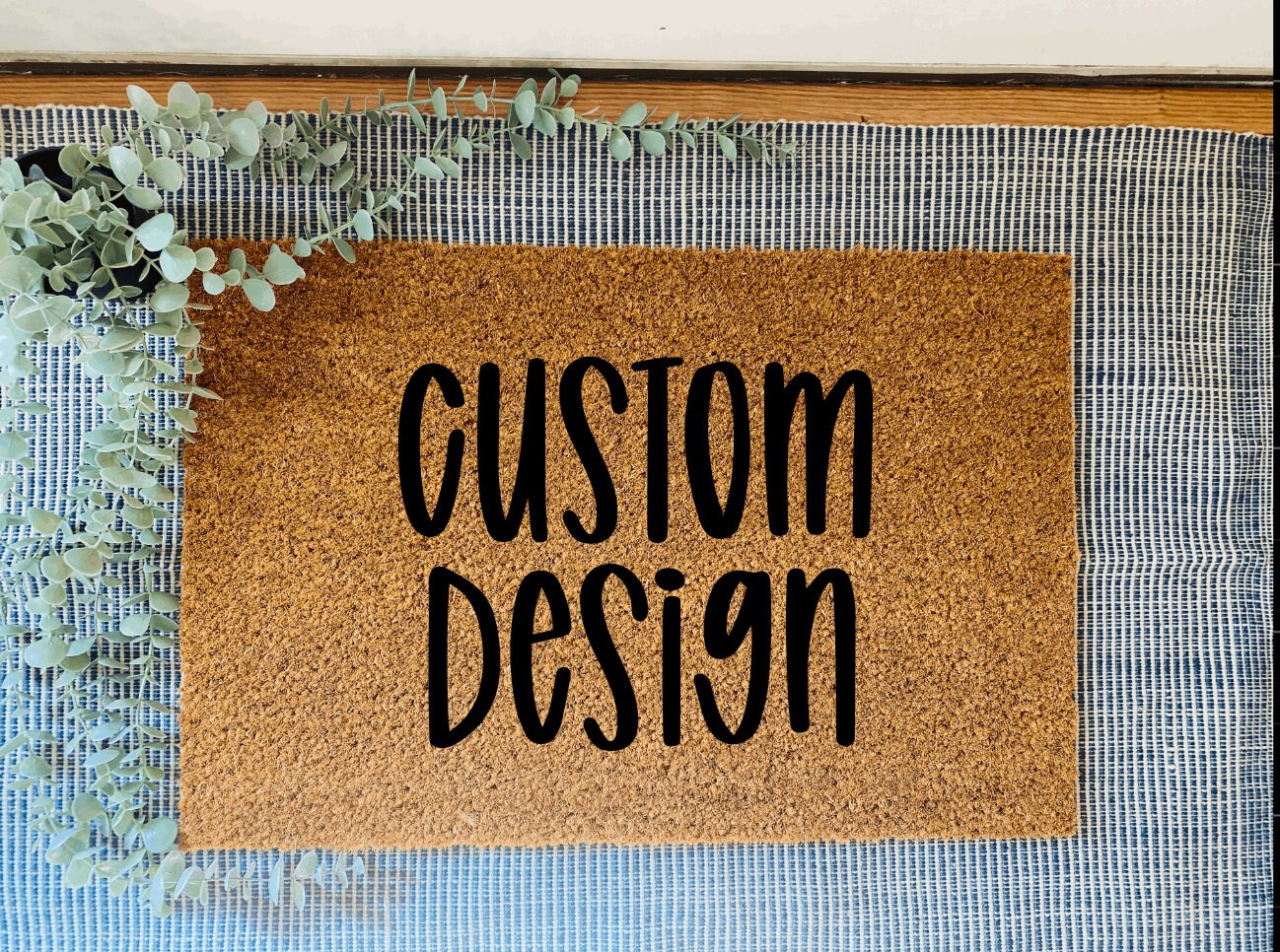 Custom Doormat, Create Your Own, Personalized Doormat, Welcome - Etsy