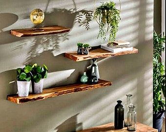 Live Edge Bookcase - Etsy