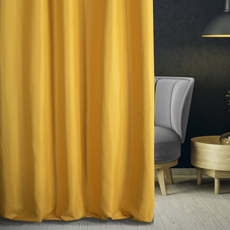 Mustard Curtains - Etsy UK